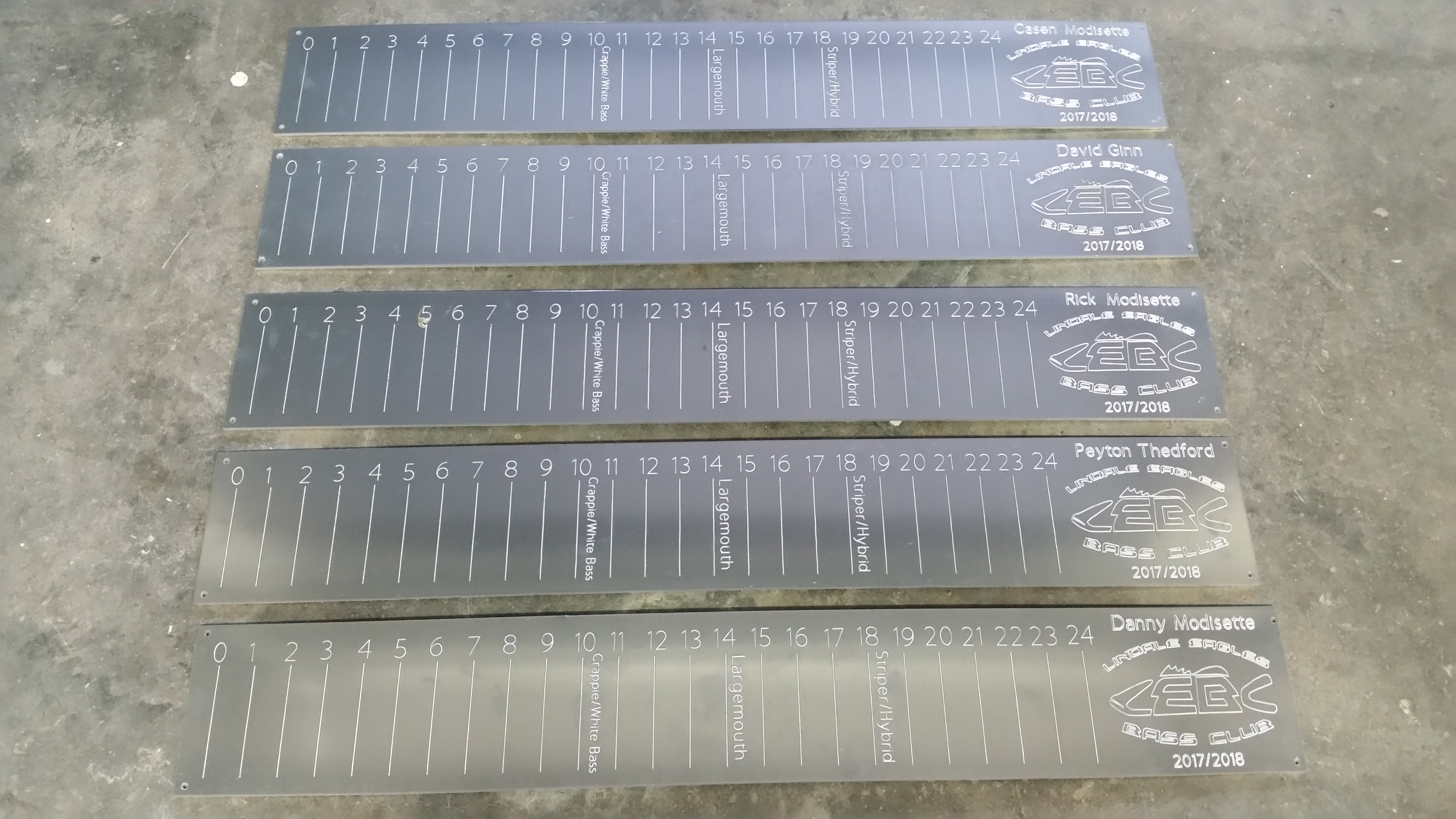 Custom Fish Measuring Board – Tradinghouse Design Co.